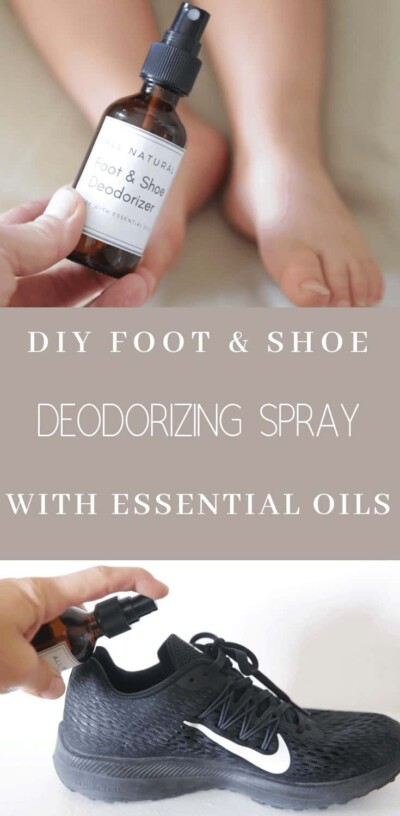 DIY Foot & Shoe Deodorizer Spray - Our Oily House