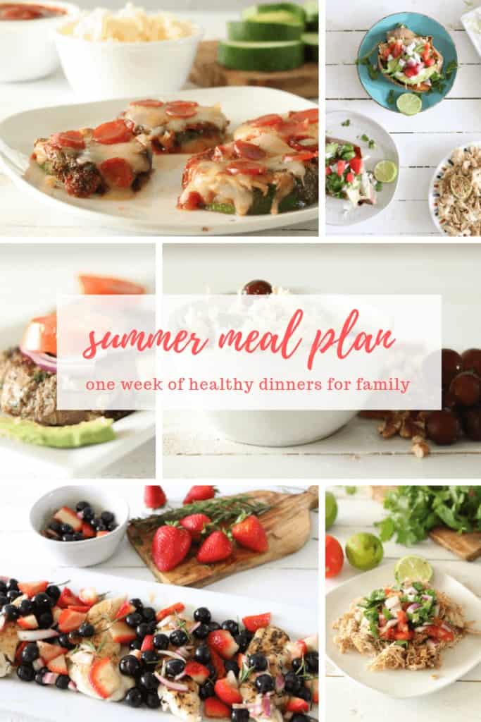 Healthy Summer Meal Plan | One Week of Dinners - Our Oily House