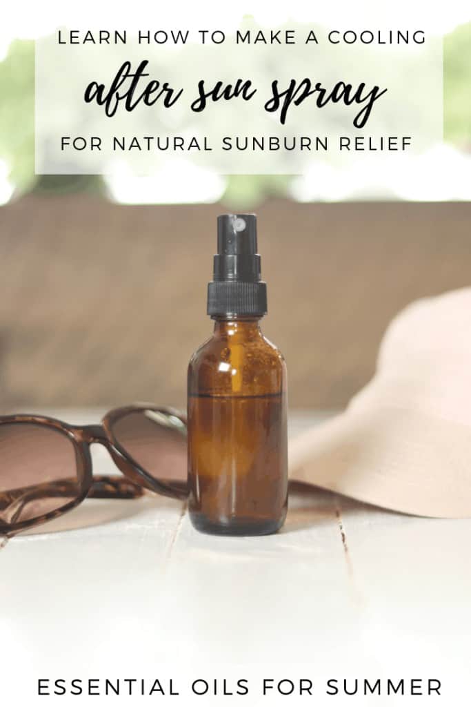 DIY After Sun Spray - Our Oily House
