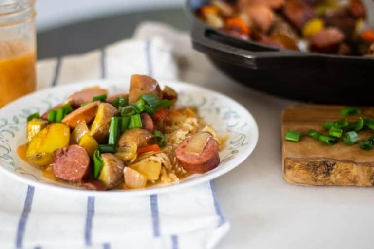 Easy Sausage and Potato Skillet - Our Oily House