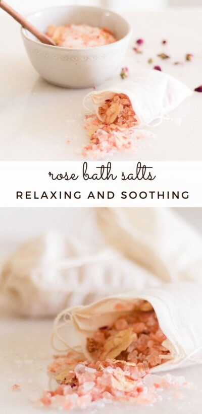 How to Make Rose Bath Salts - Our Oily House