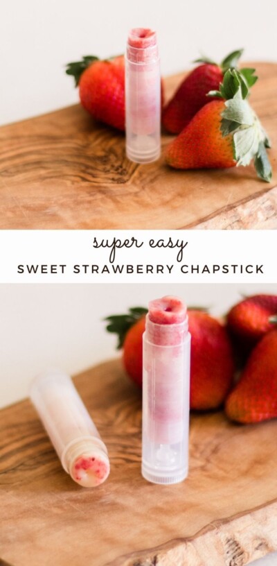 Homemade Sweet Strawberry Chapstick - Our Oily House