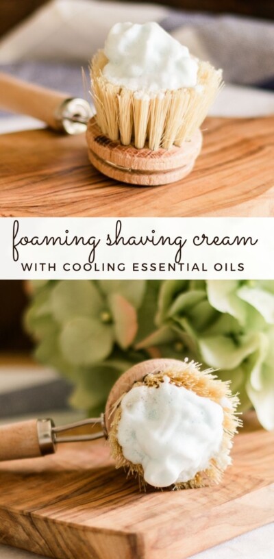 Homemade Foaming Shaving Cream - Our Oily House