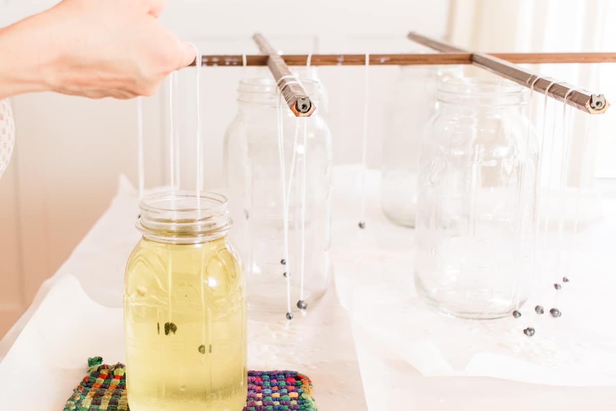 Candle Dipping For Beginners - Our Oily House