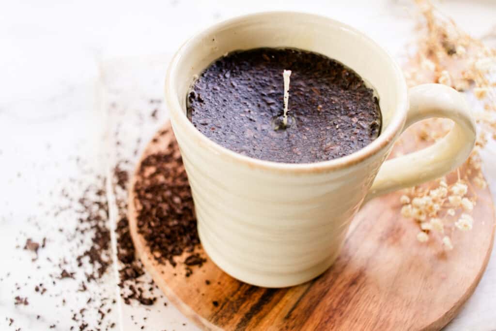 Easy DIY Coffee Candles - Our Oily House