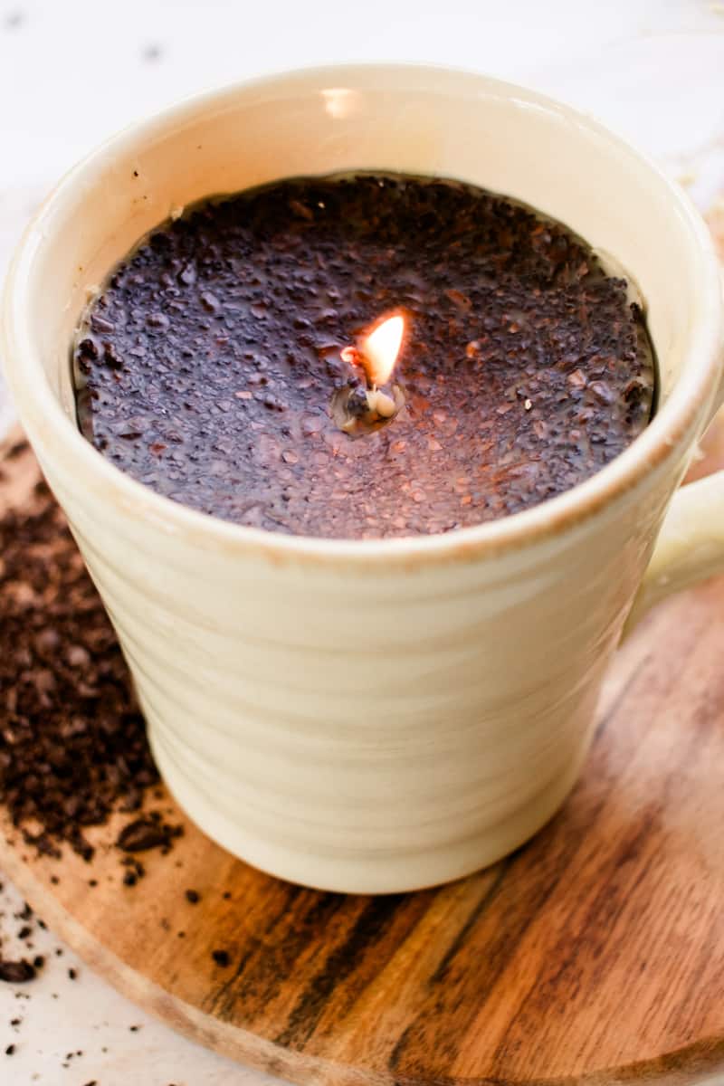 Easy DIY Coffee Candles - Our Oily House