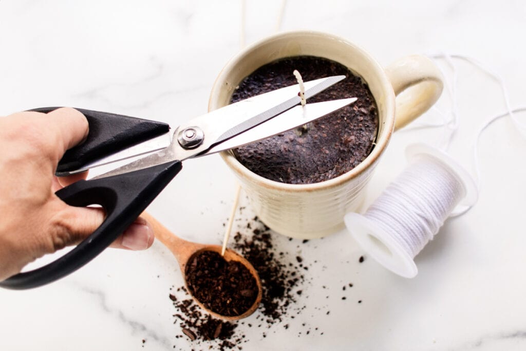 Easy DIY Coffee Candles - Our Oily House