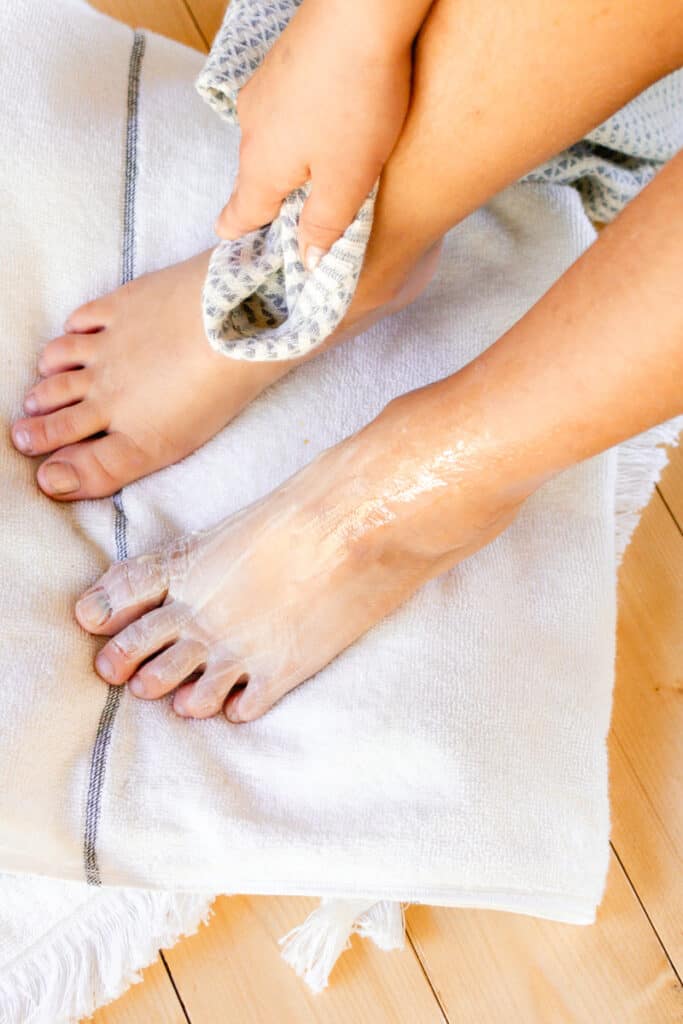 DIY Foot Mask For Hydrated Skin - Our Oily House