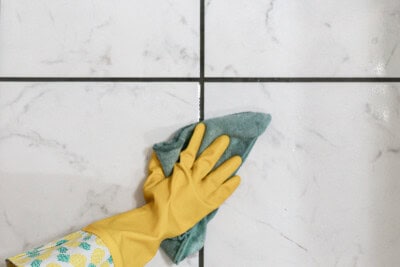 The Easiest Way to Clean Mold From Shower Grout - Our Oily House