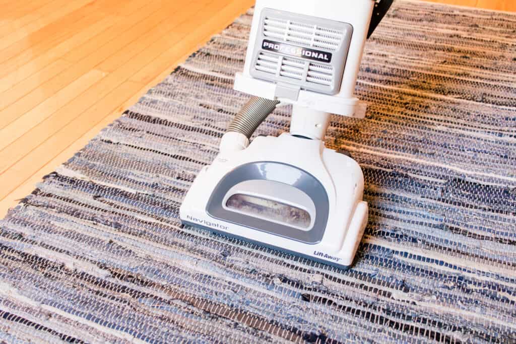 How to Easily Clean and Spot Treat a Braided Rug - Our Oily House