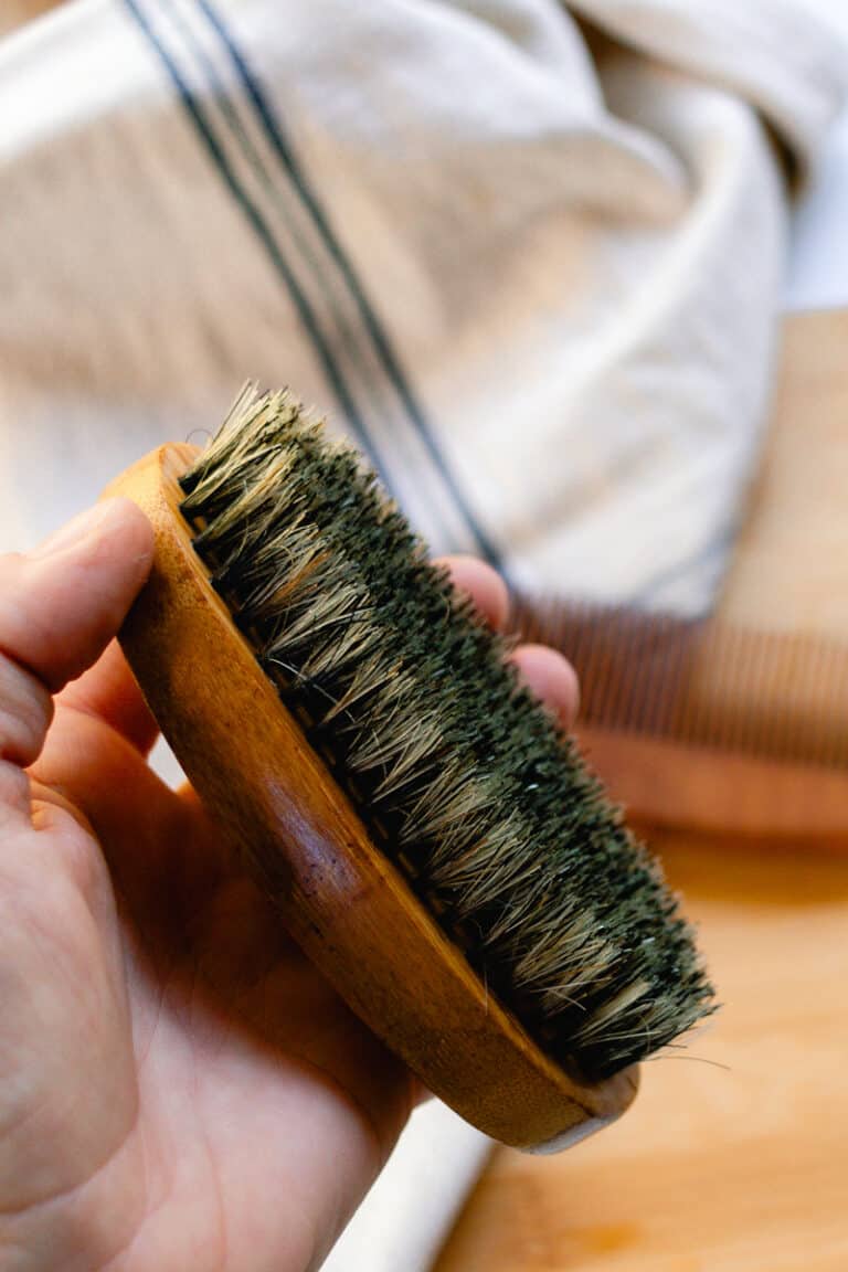 How to Clean a Beard Brush the Right Way - Our Oily House