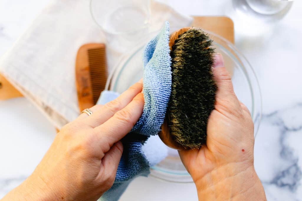 How to Clean a Beard Brush the Right Way - Our Oily House