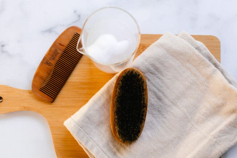 How to Clean a Beard Brush the Right Way - Our Oily House