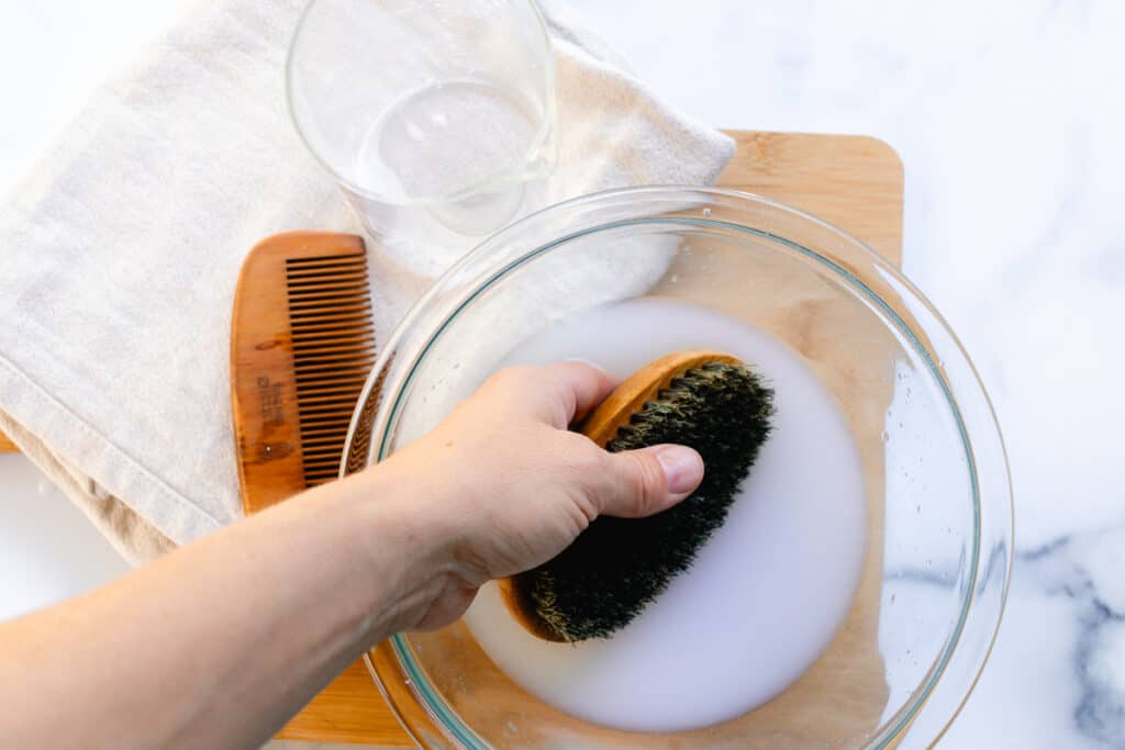 How to Clean a Beard Brush the Right Way - Our Oily House