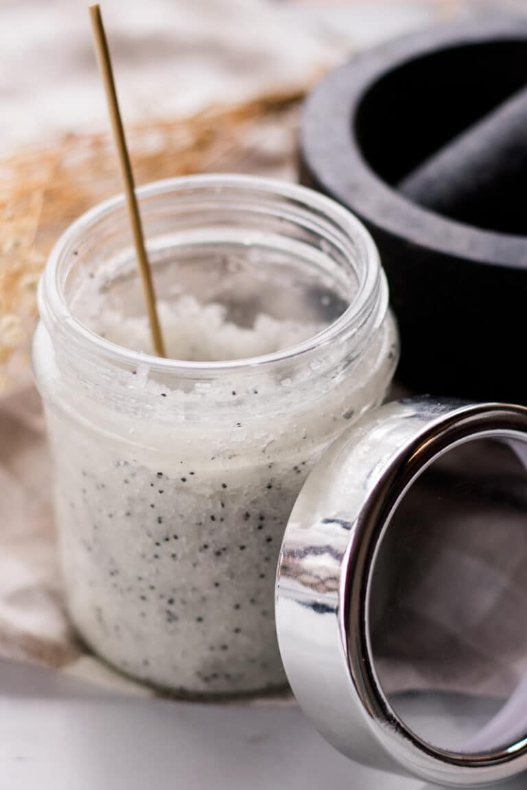 Simple Dead Sea Salt Scrub Recipe - Our Oily House