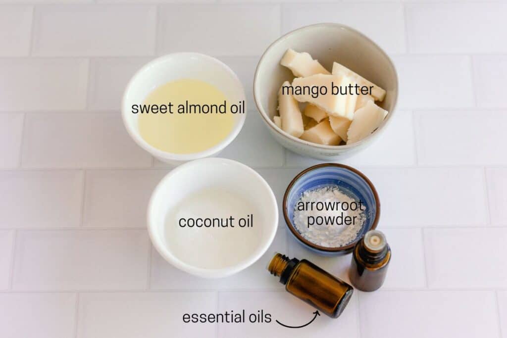 Homemade Whipped Mango Body Butter - Our Oily House