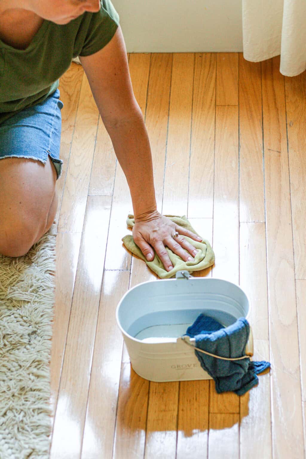 Homemade Wood Floor Cleaner That Shines - Our Oily House