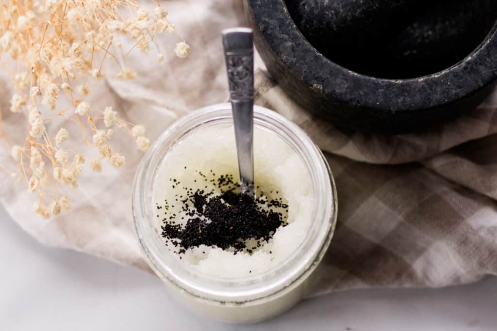 Simple Dead Sea Salt Scrub Recipe - Our Oily House