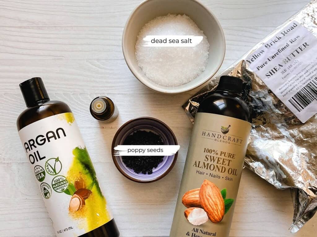 Simple Dead Sea Salt Scrub Recipe - Our Oily House