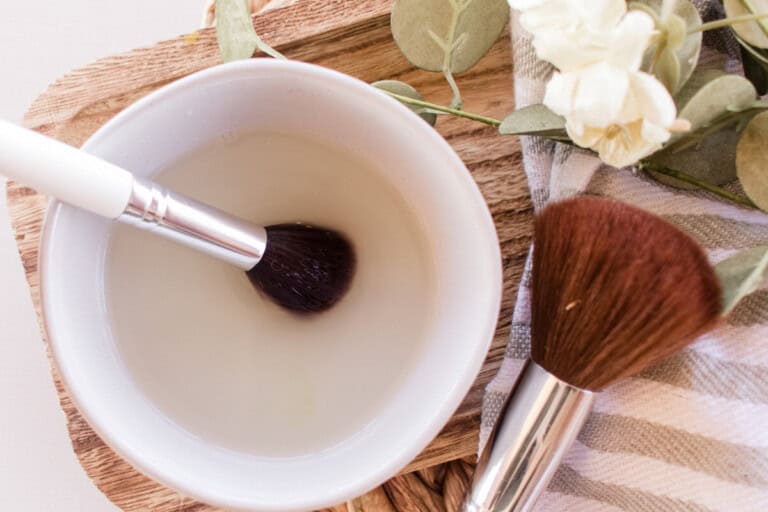 Homemade Makeup Brush Cleaner - Our Oily House