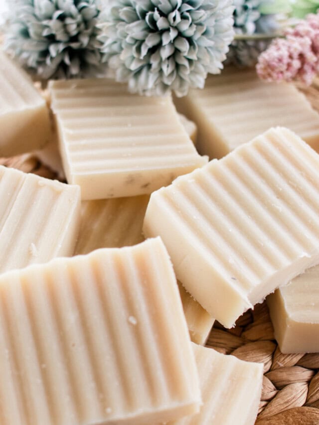 Simple Shea Butter Soap Recipe - Our Oily House